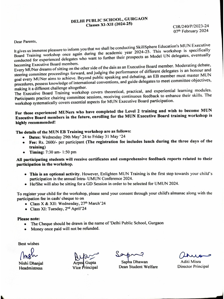 Mun L-3 Guidelines | PDF
