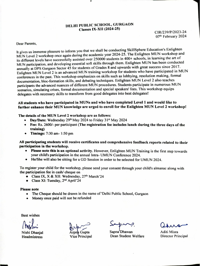 Mun L-2 Guidelines | PDF