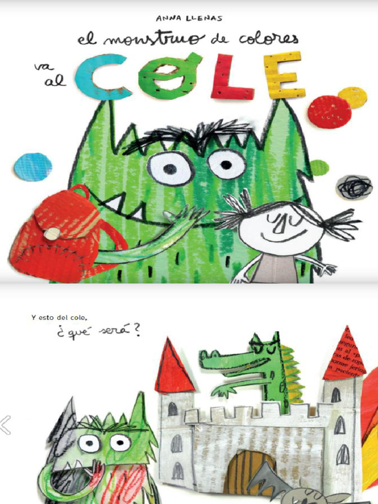 Cuento - El Monstruo de Colores Va Al Cole | PDF