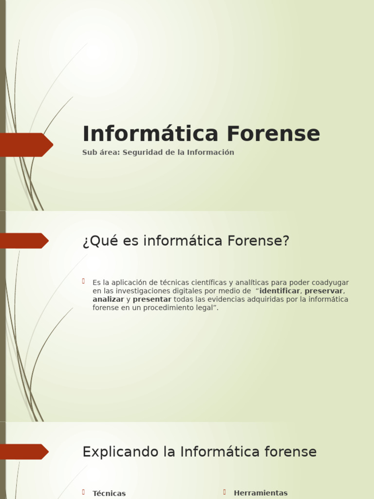 Informática Forense | PDF