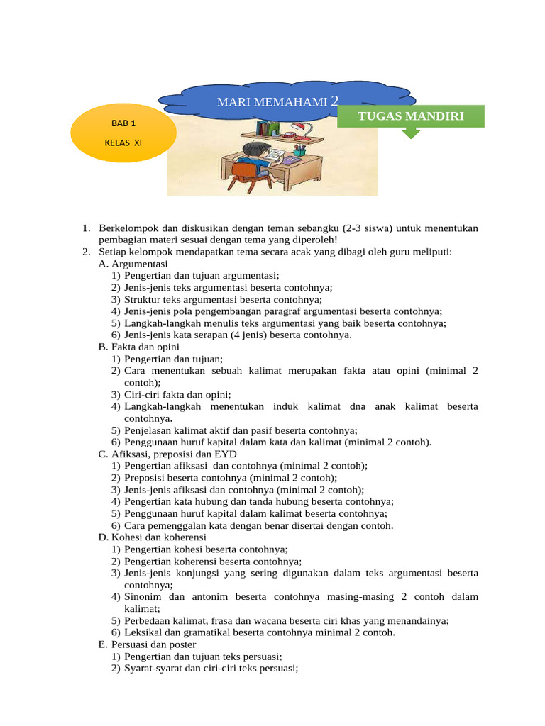 LKPD 11 Argumentasi 2 | PDF