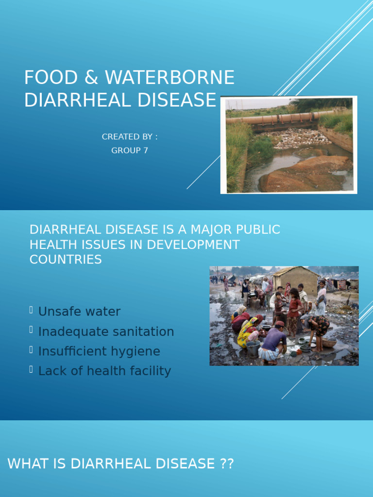 Food & Waterborne Diarrheal Disease | PDF