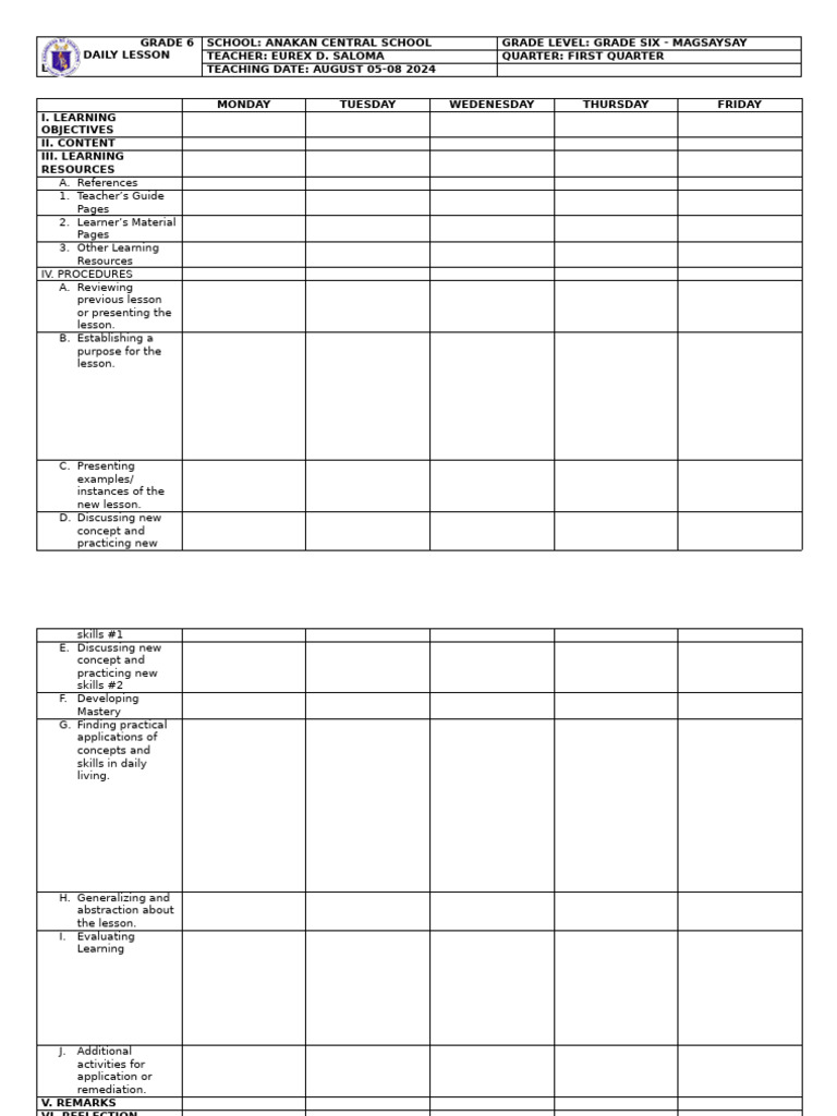 Grade DLL Blank | PDF