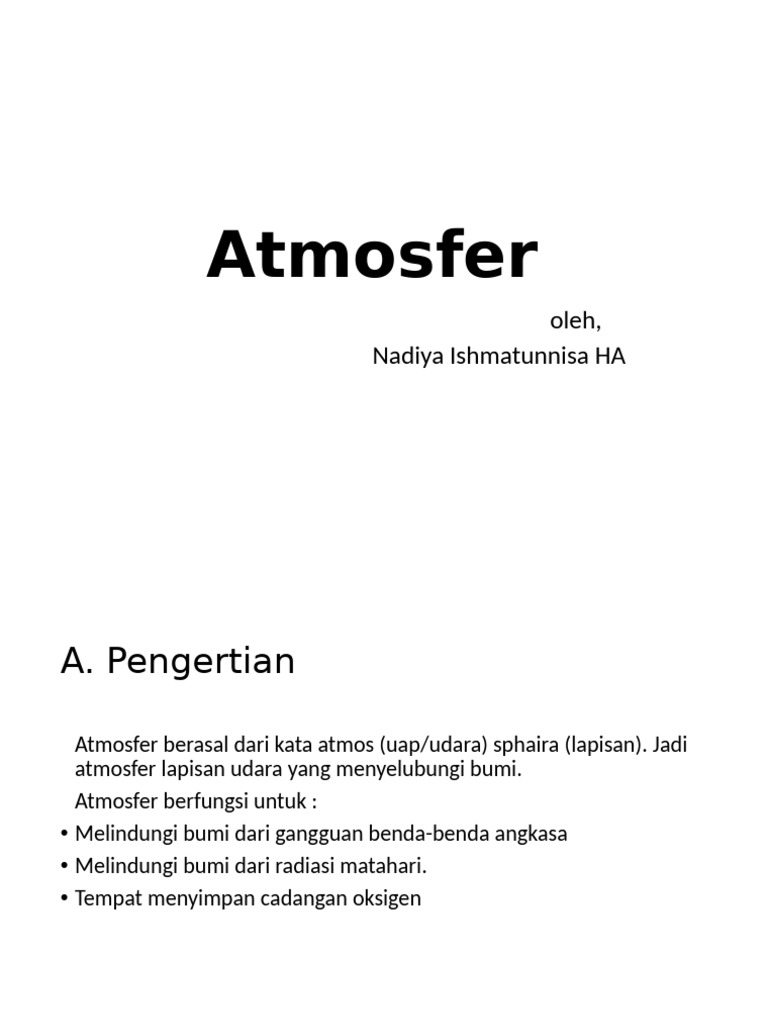 PP Atmosfer | PDF