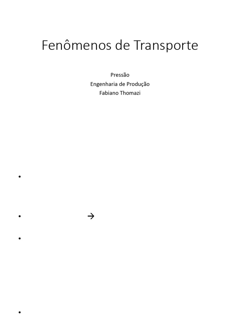 Aula 2 Fen. Transp | PDF