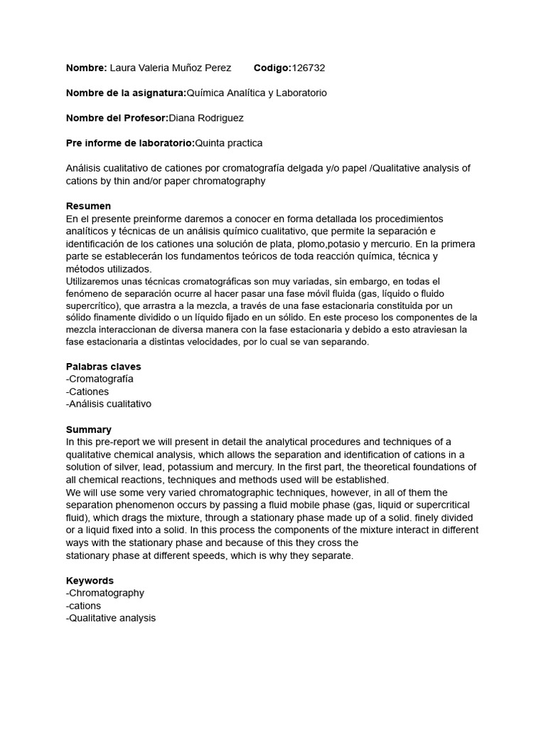 pre informe de 5 laboratorio | PDF