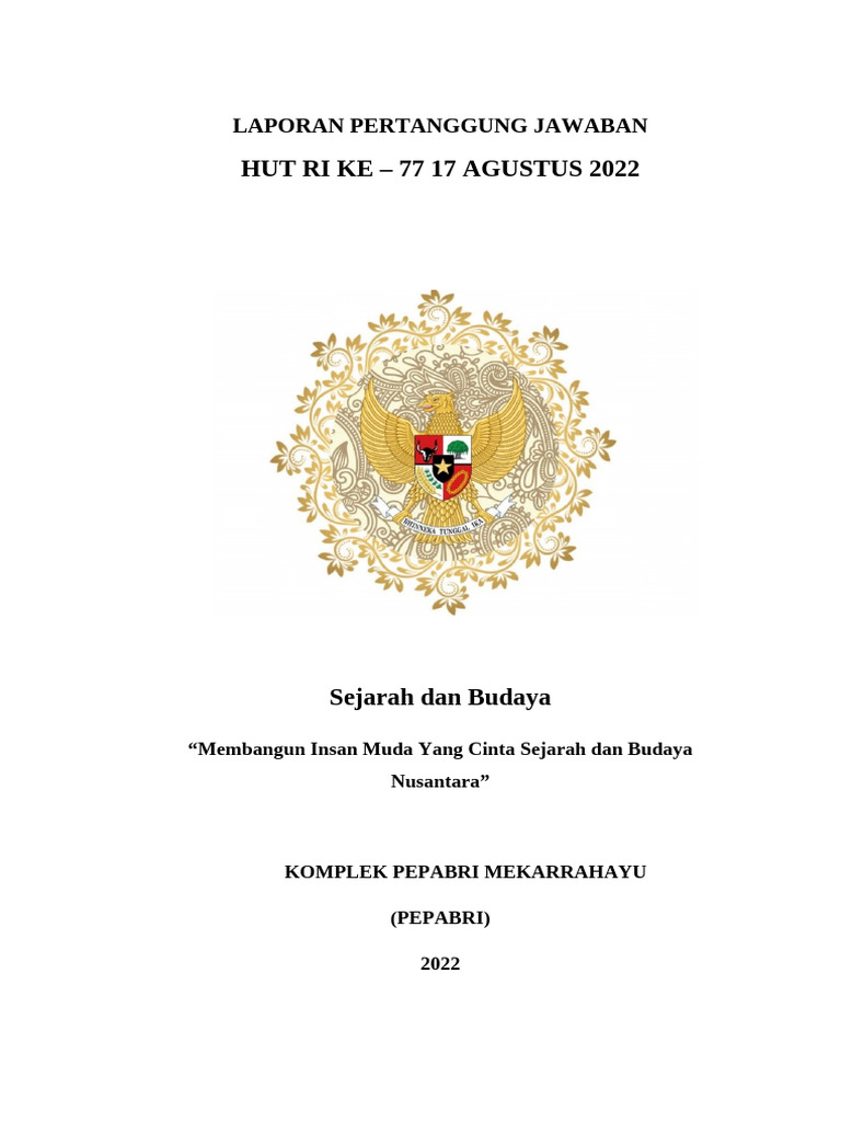 LPJ 17 AGUSTUS 2022 | PDF