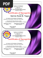 RDELC RDNEB Resiliency Certificate | PDF