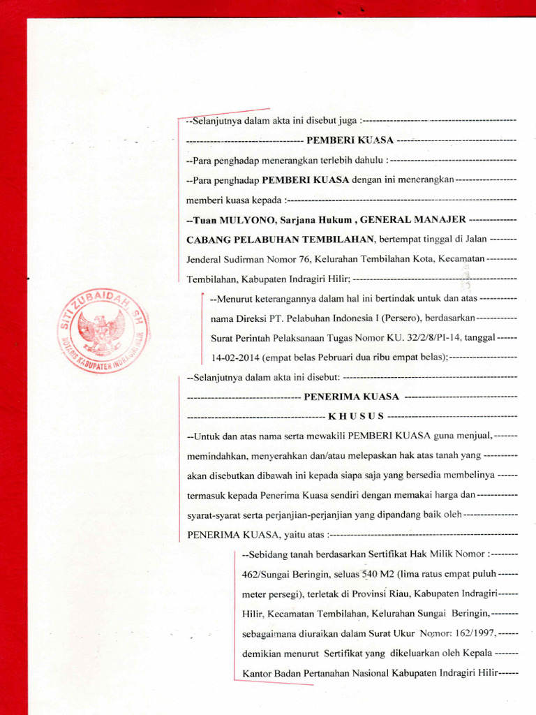 Salinan Kuasa Untuk Menjual02 | PDF