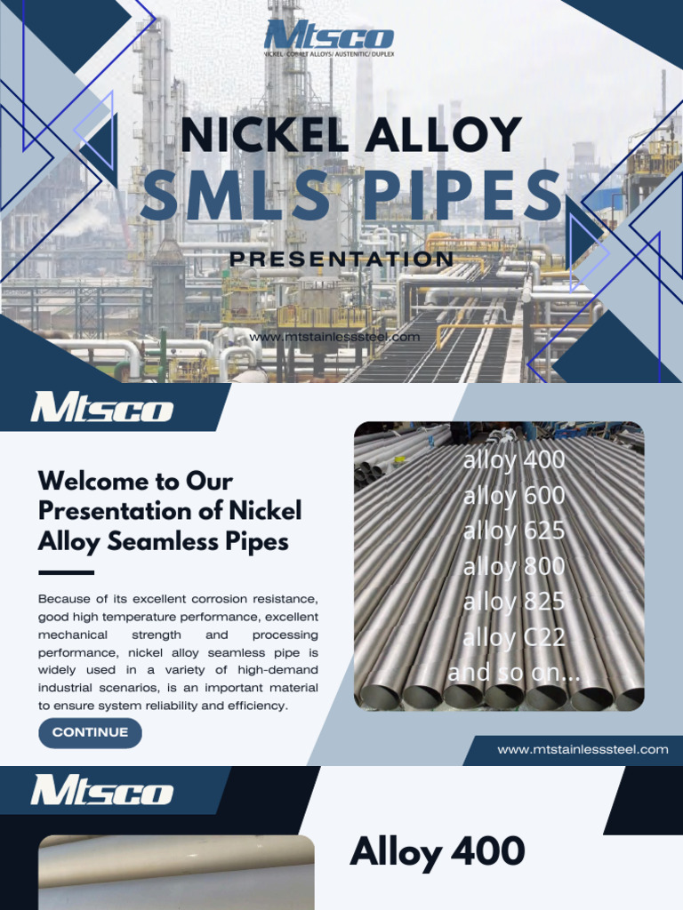Nickel Alloy SMLS Pipe | PDF | Corrosion | Home & Garden