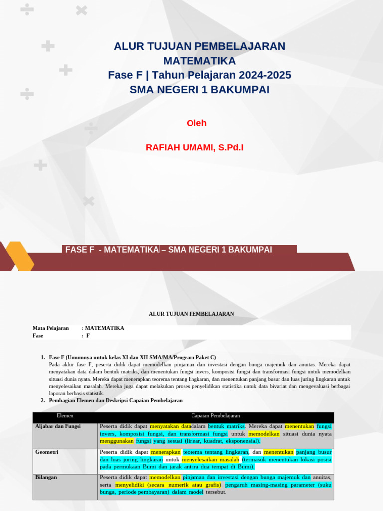 Atp MTK Fase F | PDF