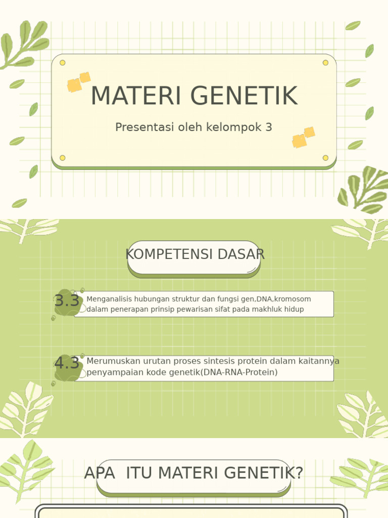 Kode Genetika | PDF