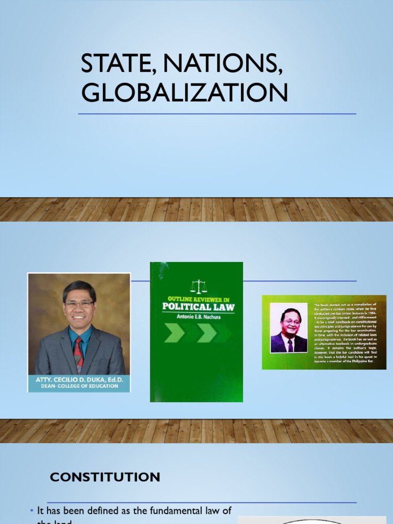 Constitution State Nations Globalization | PDF