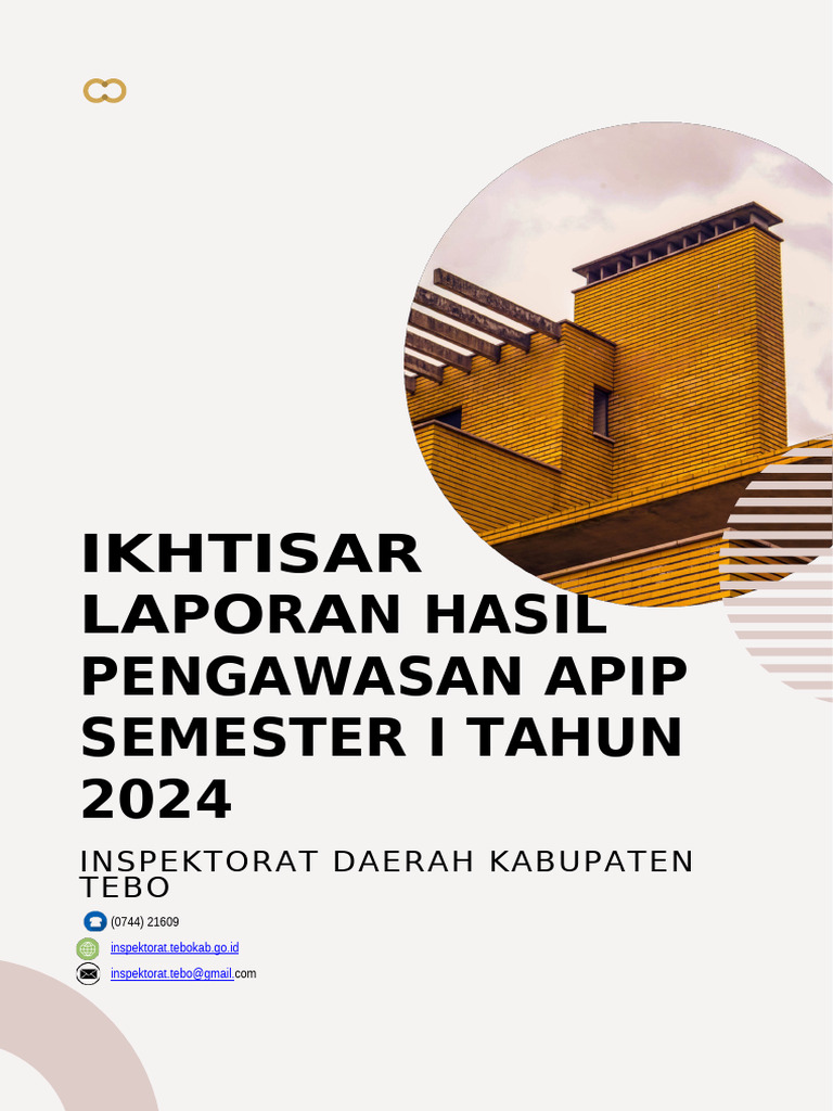 Ikhtisar Laporan Hasil Pengawasan Apip Semester I Tahun 2024 | PDF
