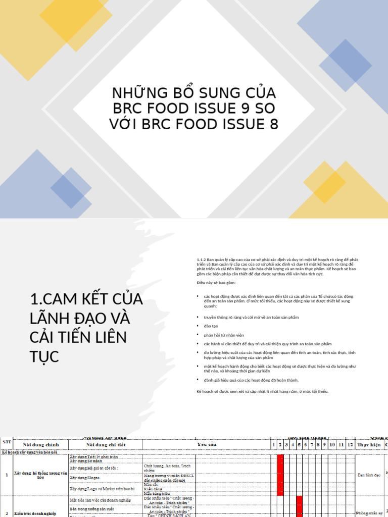 Thay Doi BRC 9 Vs BRC 8 - Rev1.0 | PDF