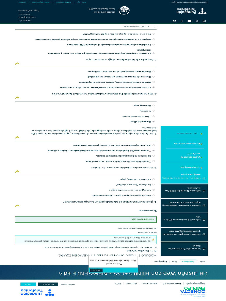 M Dulo 5 Posicionamiento SEO y Trabajo en Equipo. PDF | PDF