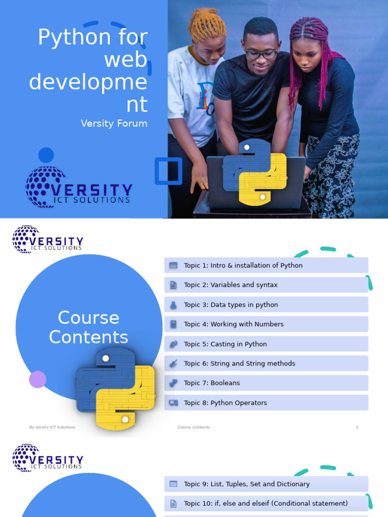 Python for web development | PDF