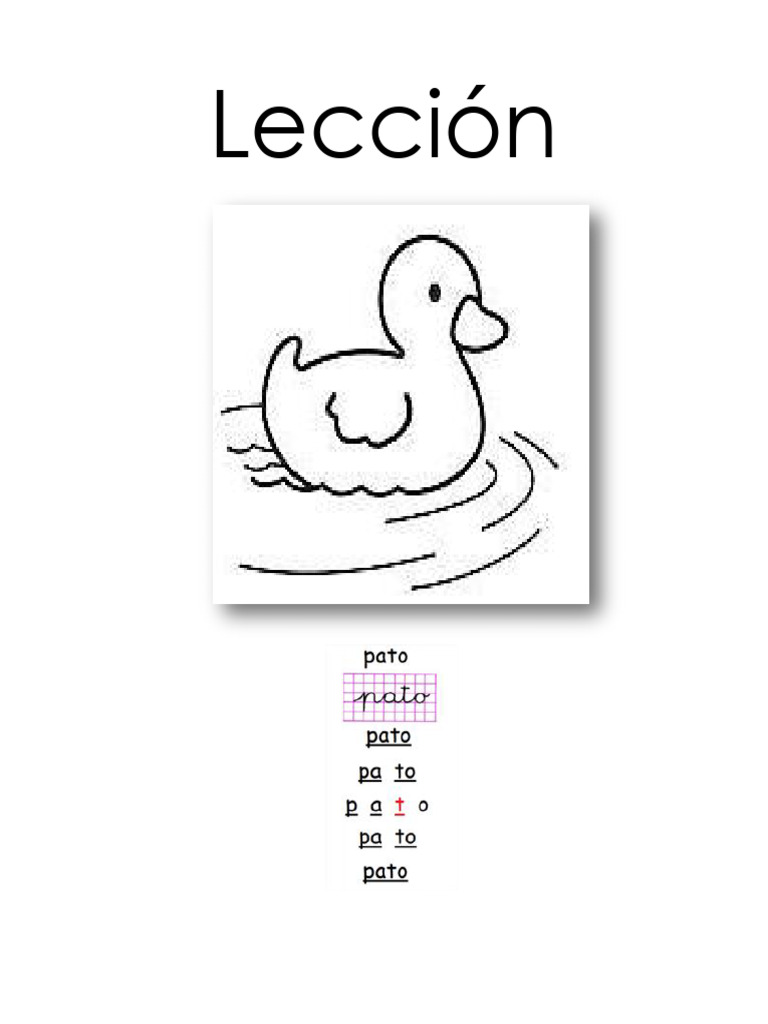 Lección Pato | PDF