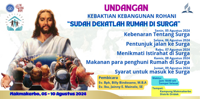 Undangan Kebaktian Kebangunan Rohani-2 | PDF
