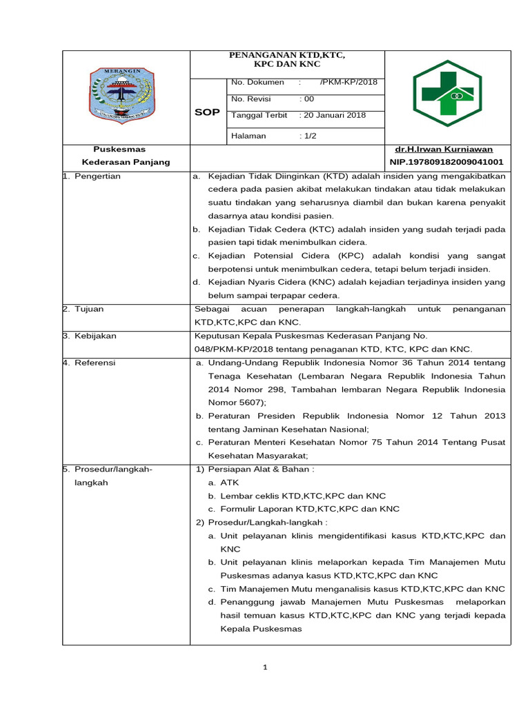 Sop Betul Ukp KNC KPC KTD | PDF | Self-Improvement | Wellness