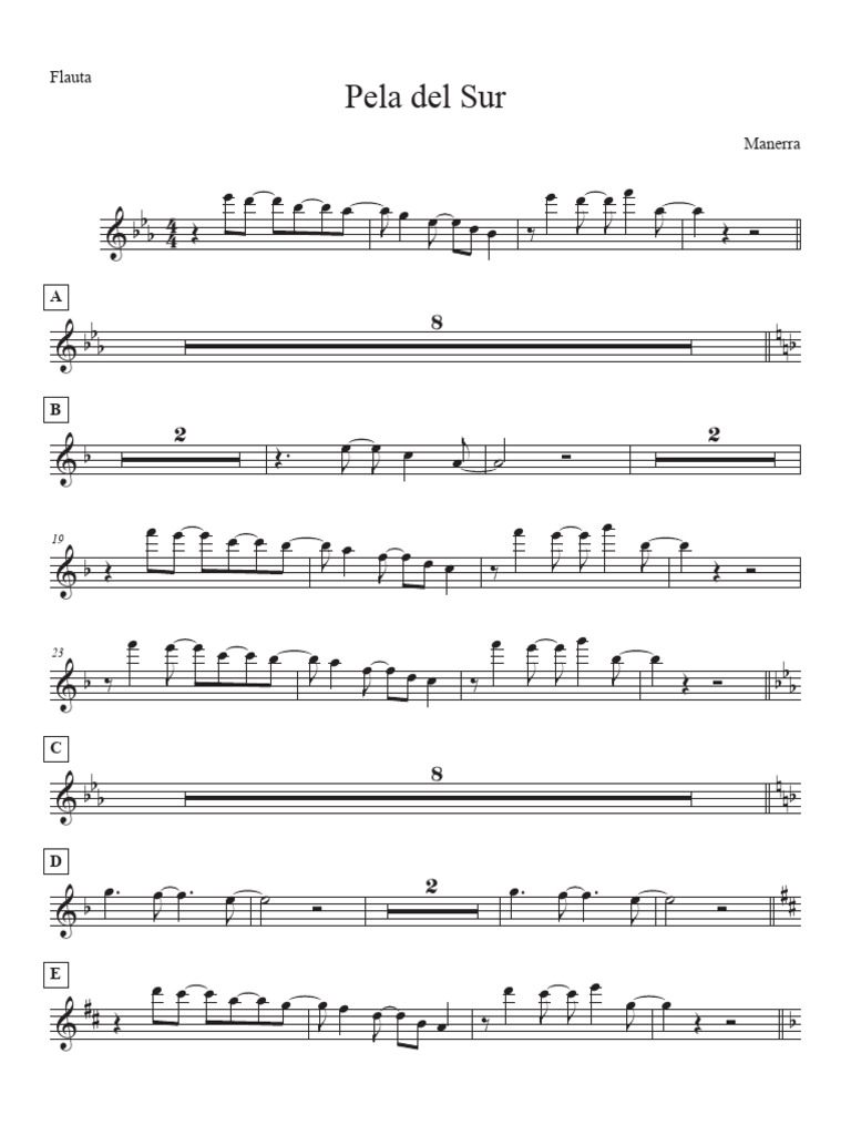 Perla Del Sur - Score | PDF