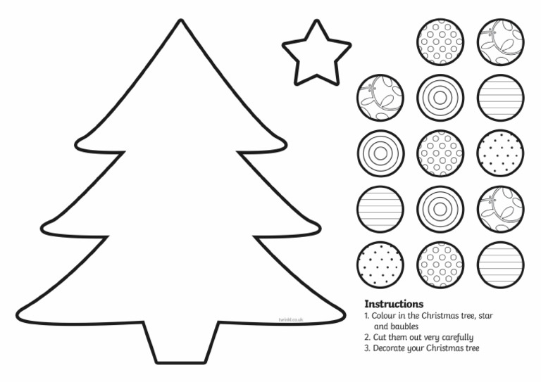 Chritmas Tree Cut and Paste | PDF