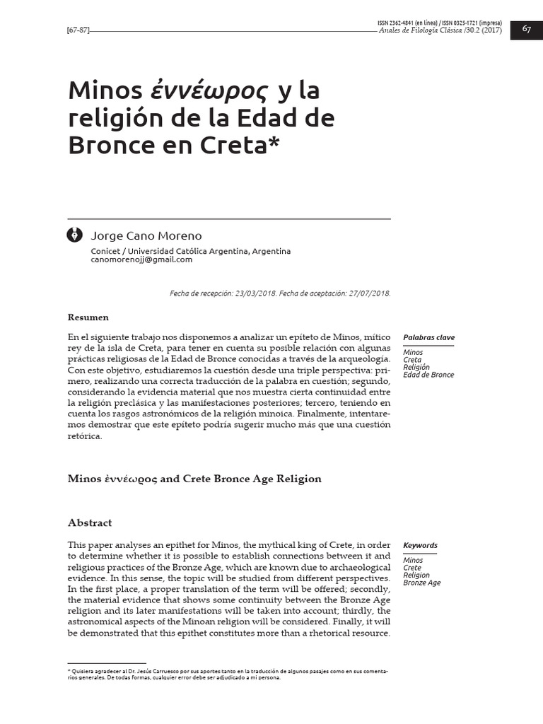 Moreno Minos | PDF
