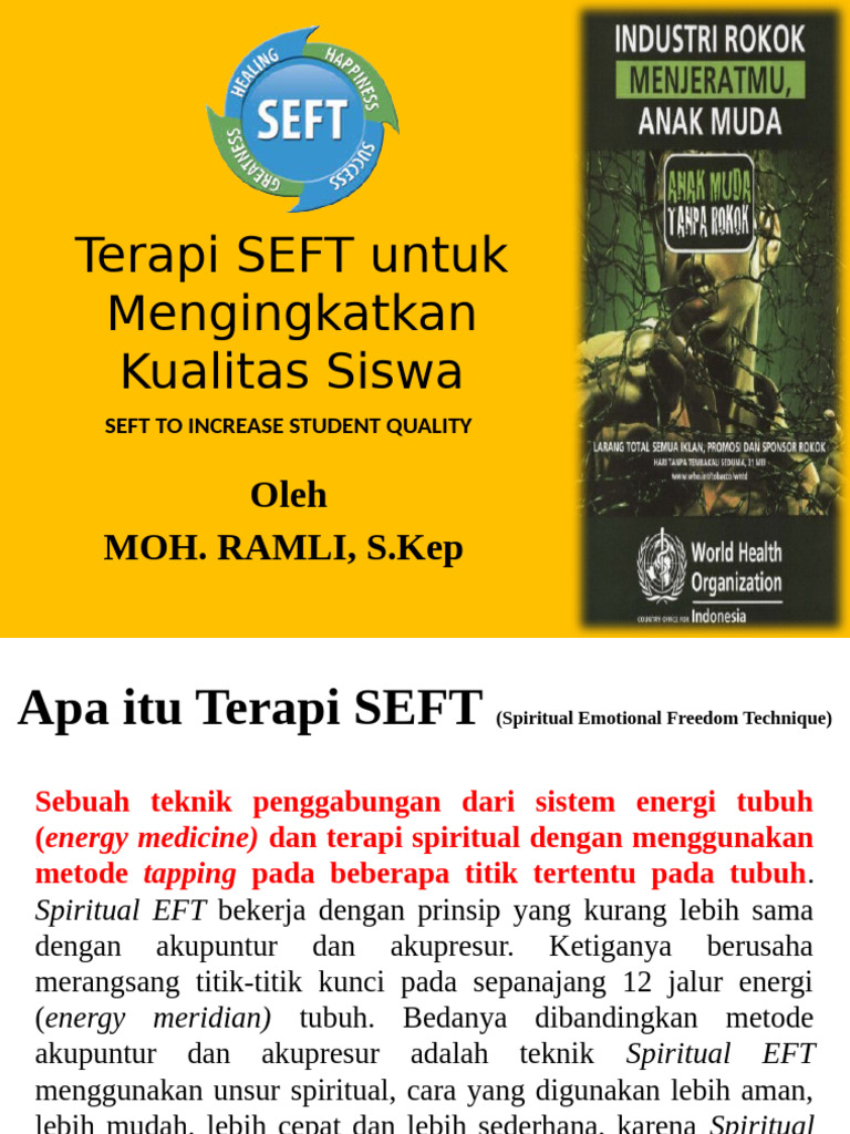 Seft Untuk Menurunkan Intensitas Keinginan Merokok | PDF