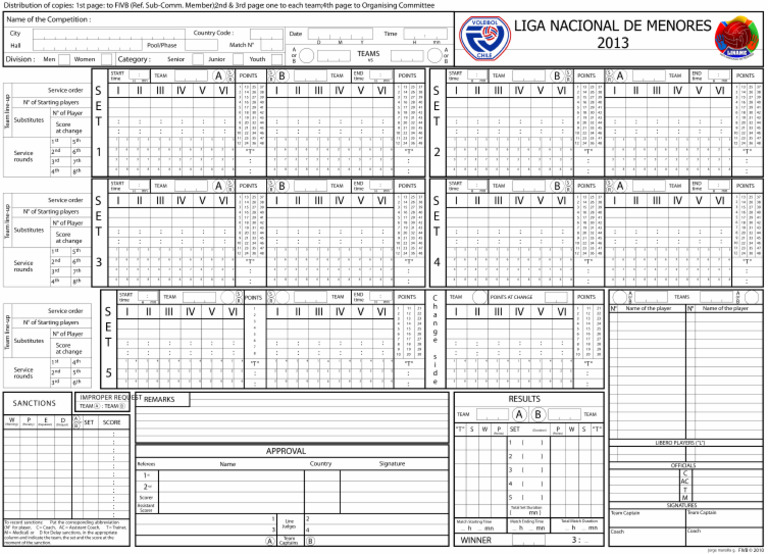 Planilla de Control de Partidos LINAME | PDF