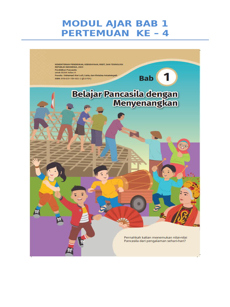 Modul Ajar Bab I Pertemuan 4 | PDF