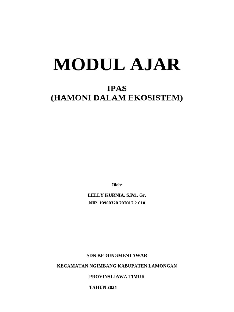 Modul Ajar | PDF