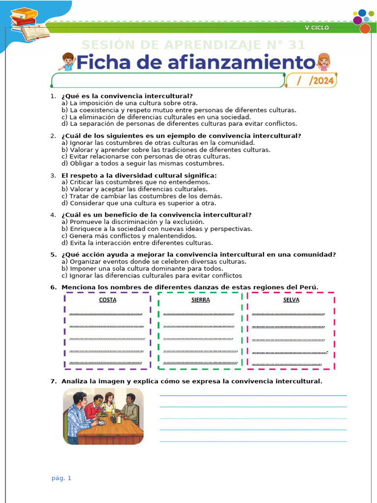 Anexo de Sesiones de Aprendizaje - Semana 4 - UD VI - Editora Quipus Perú | PDF