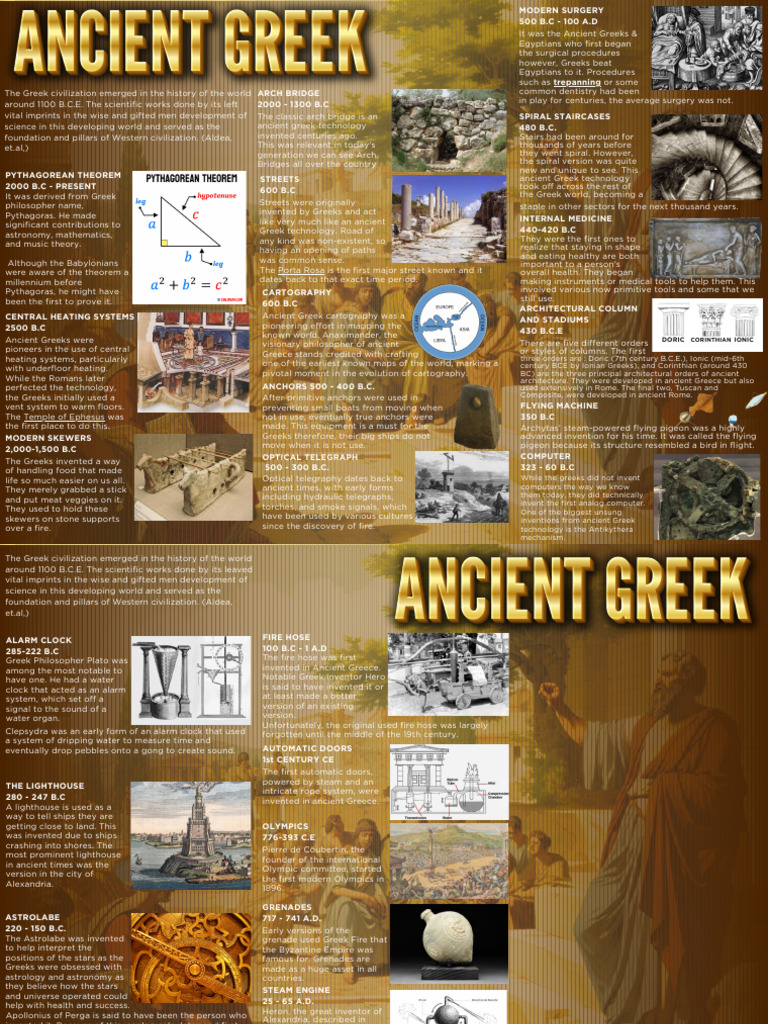 STS Ancient Greek Brochure | PDF | Social Science | History