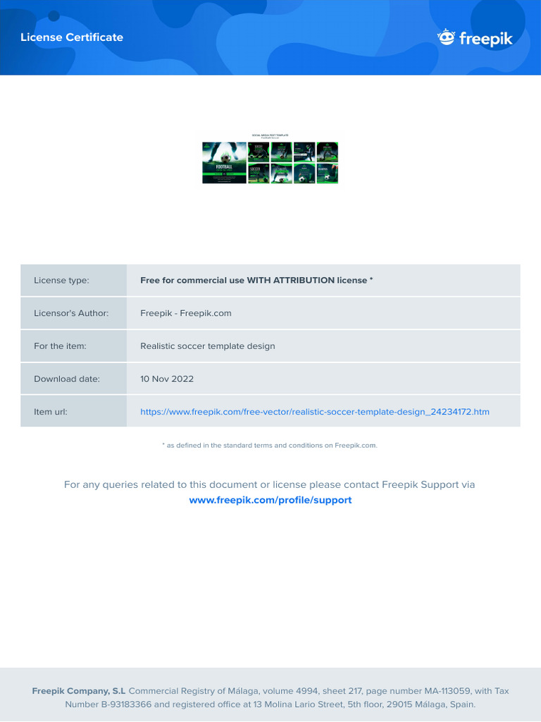Template Bola | PDF | License | Computing