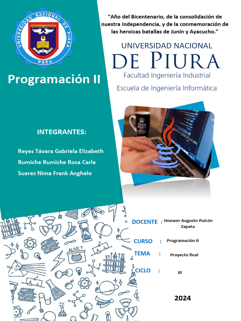 Proyecto Final Parte 01- Capitulo i - II | PDF