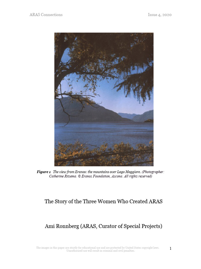 The Story of The Three Women Who Created ARAS | PDF