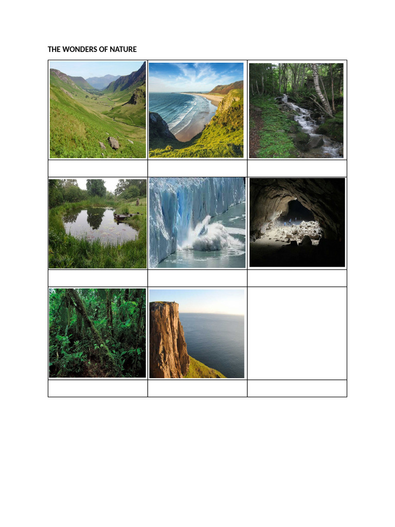 The Wonders of Nature | PDF