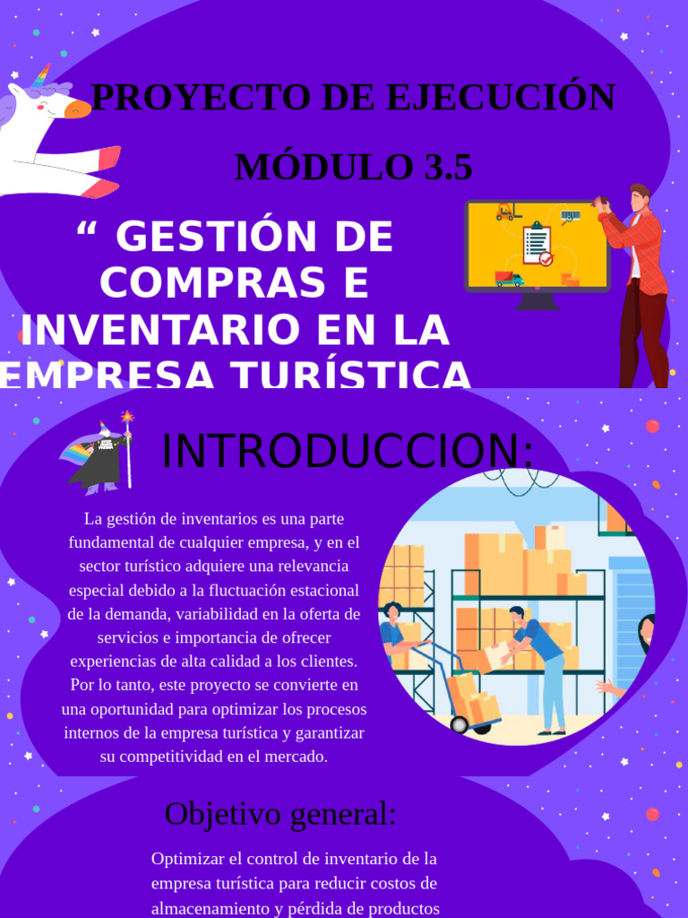 Gestion de Compras e Inventario en La Empresa Turistica. | PDF