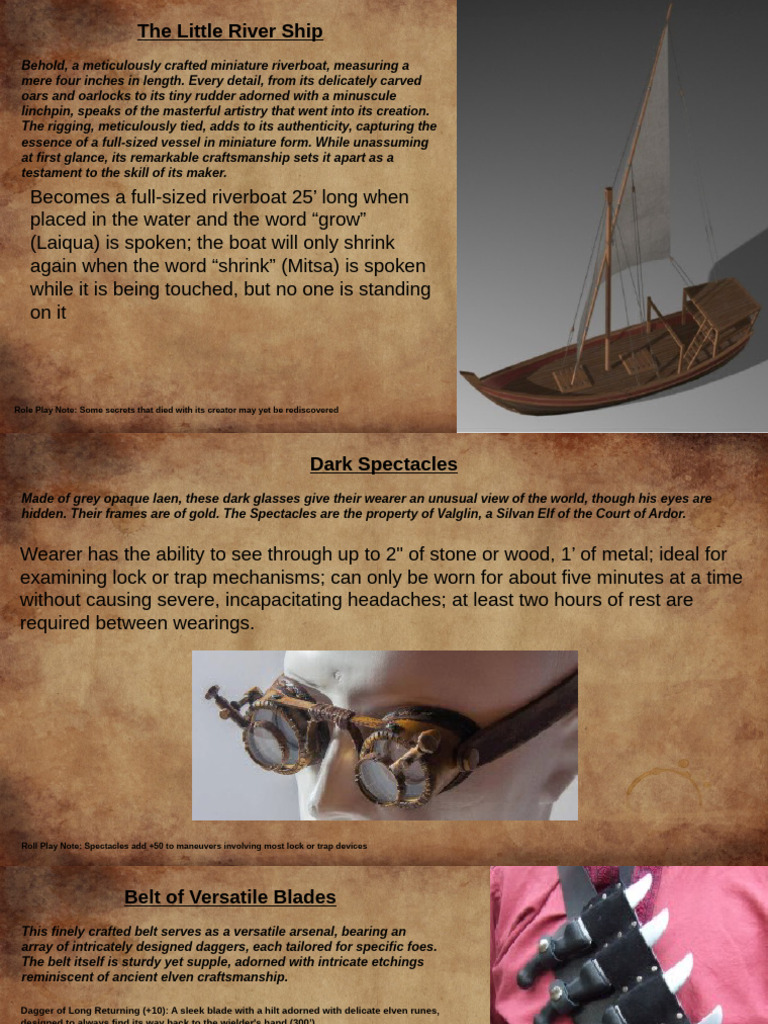 MERP Item Cards | PDF