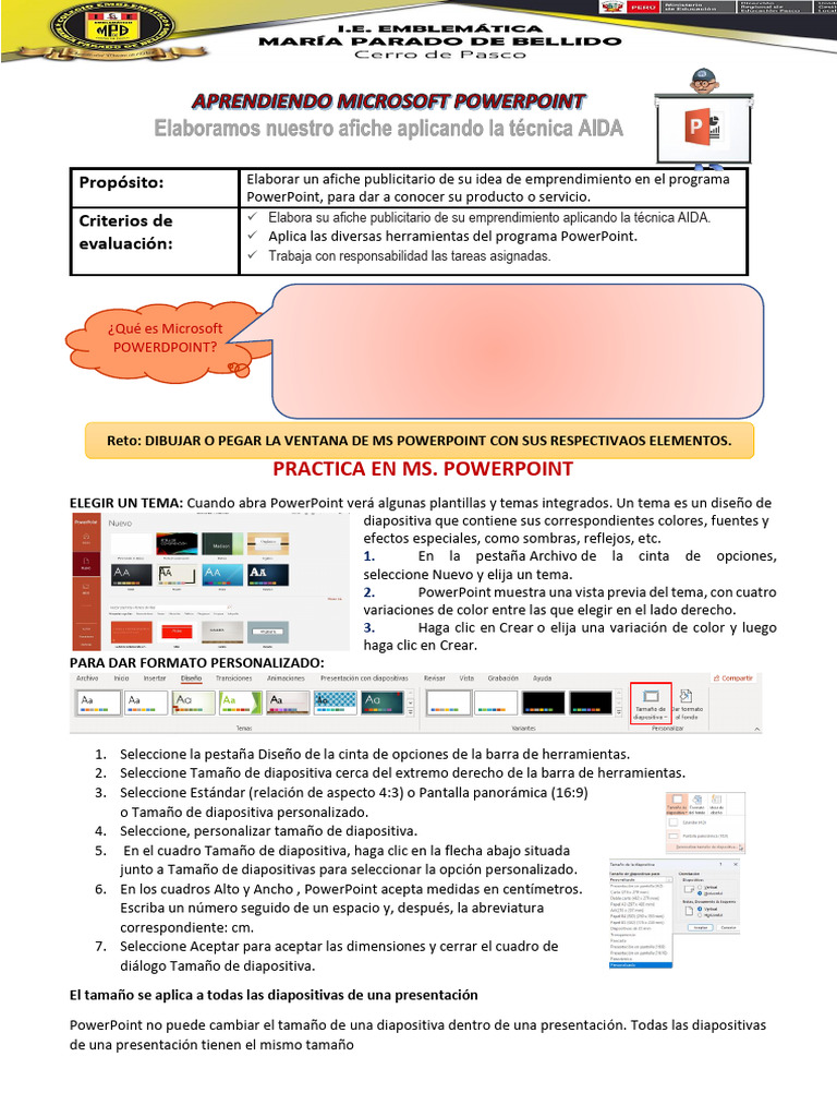 Teoria MS Powerpoint Flyer o Afiche | PDF