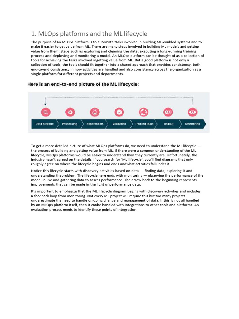 MLOps Platform Overview | PDF