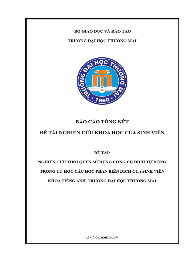 NCKH (2023-2024) - Official | PDF