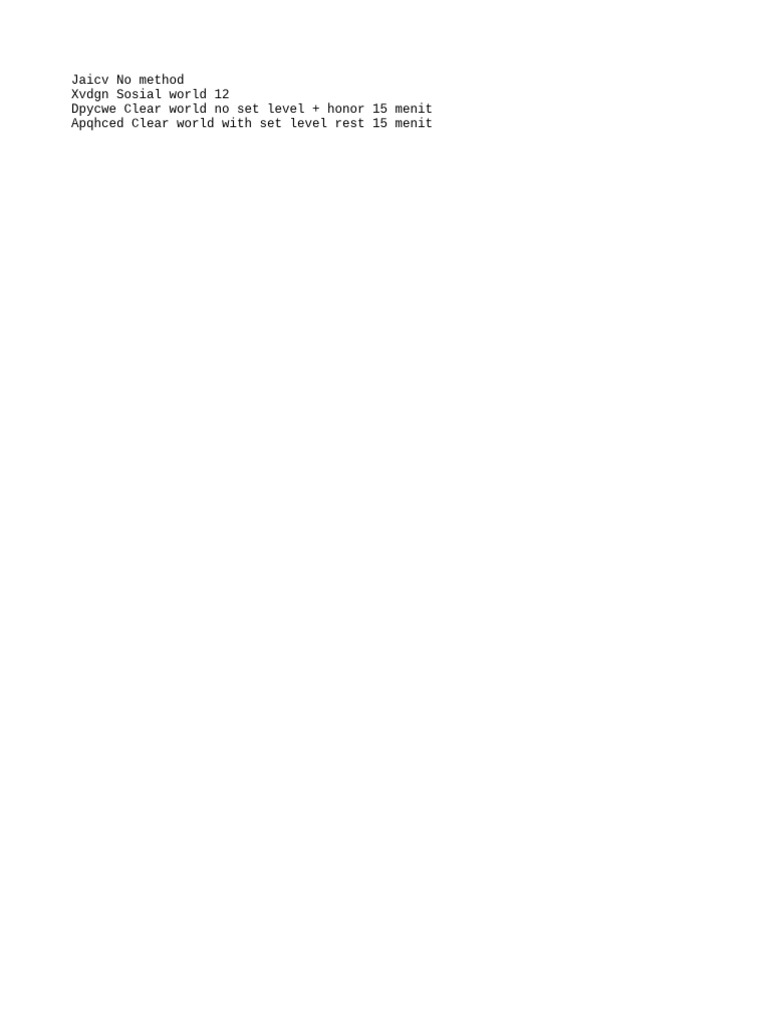 TEST Method | PDF