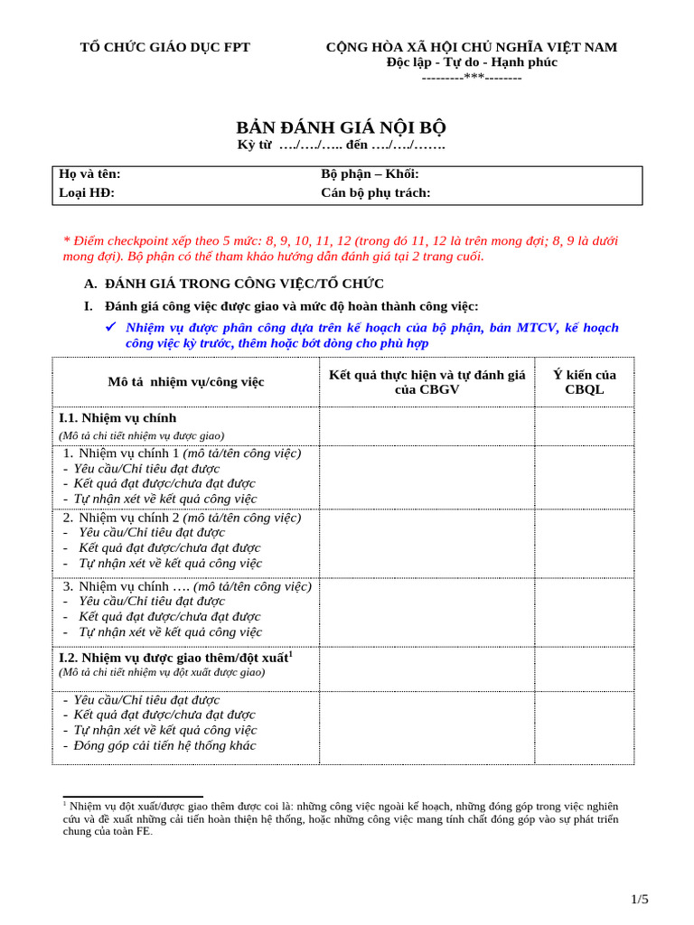 Template Checkpoint 2024 | PDF