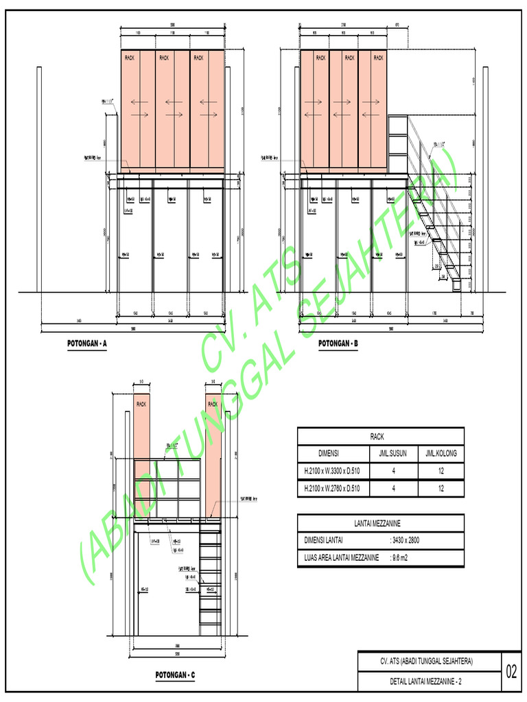 Drawing Mezzanine-2 | PDF