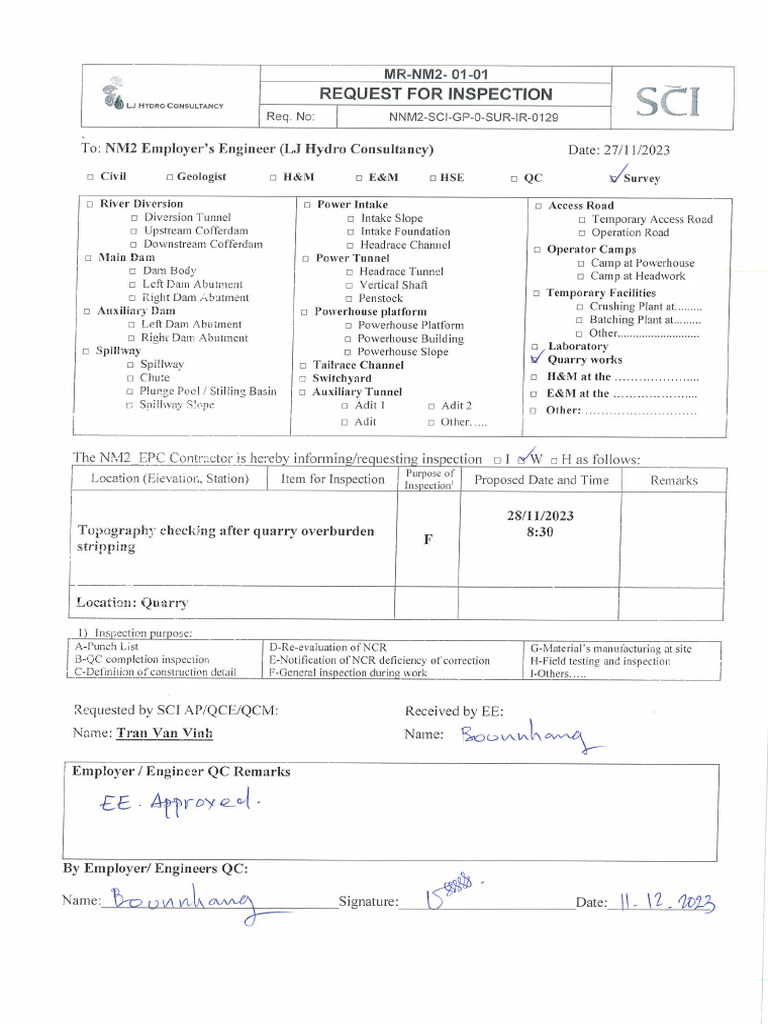 NM2-SCI-SP-5-EXC-QC-0003-A-ASB - As-Built Drawing of Quarry Stripping ...