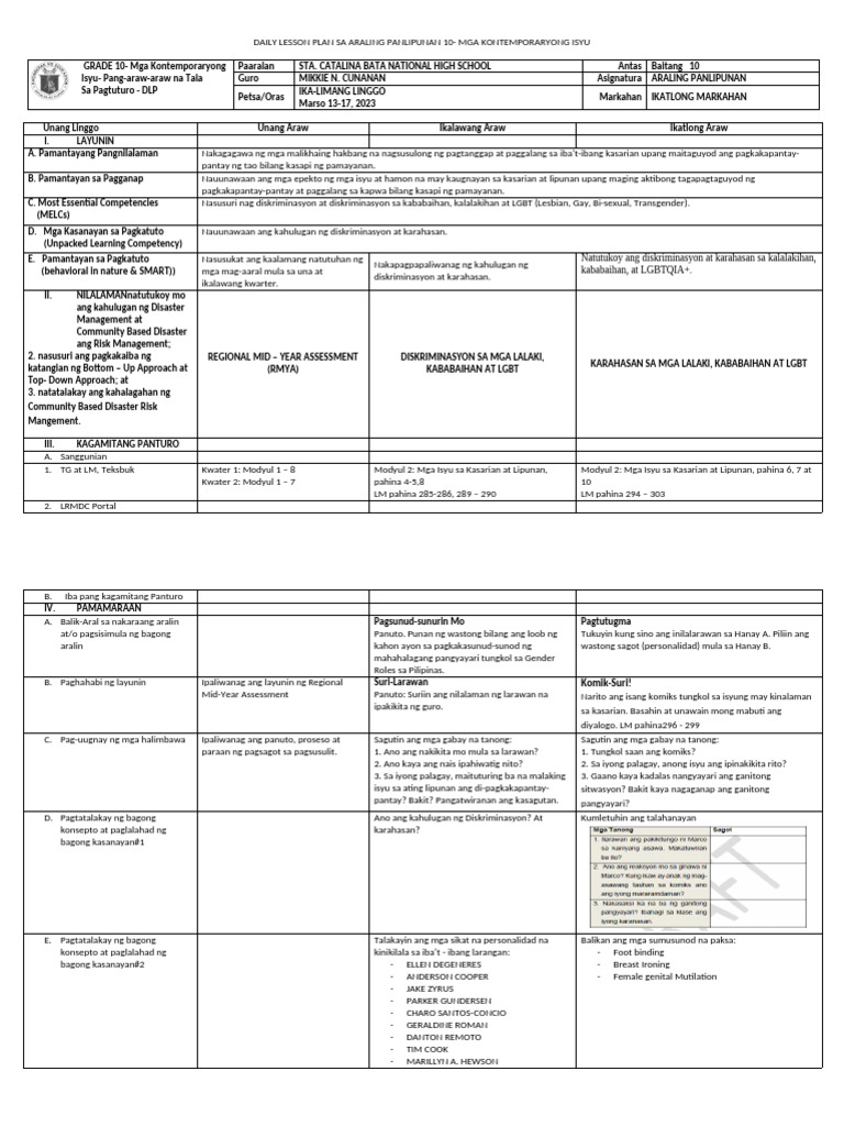 DLP-III-W5-March-13-17 | PDF