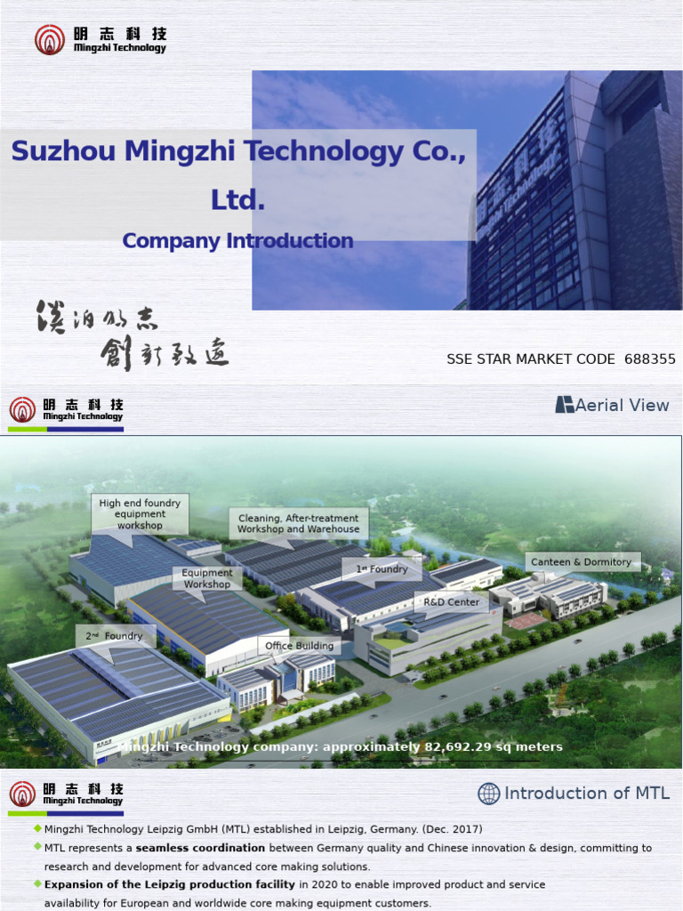 Suzhou Mingzhi Technology Company Introduction 2024 | PDF