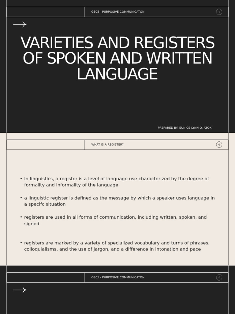 Ge05 Varieties and Registers | PDF