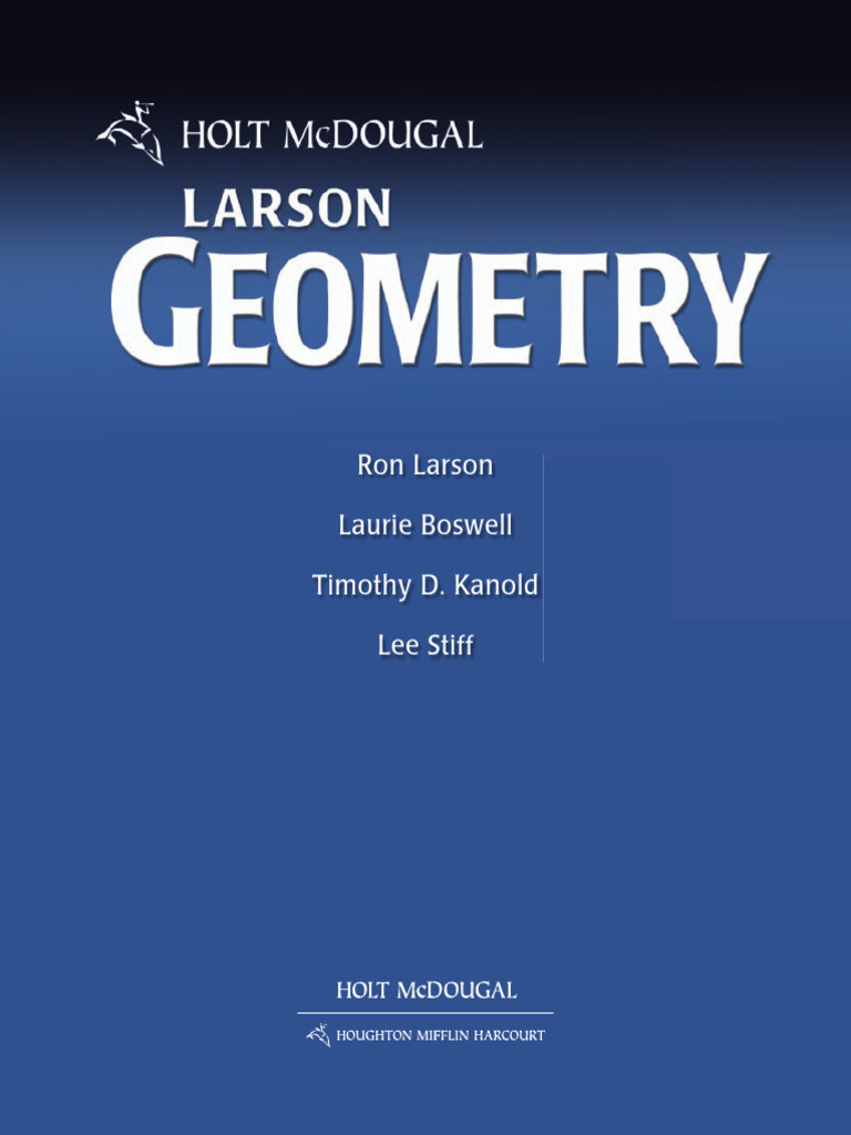 Larson Geometry Textbook | PDF